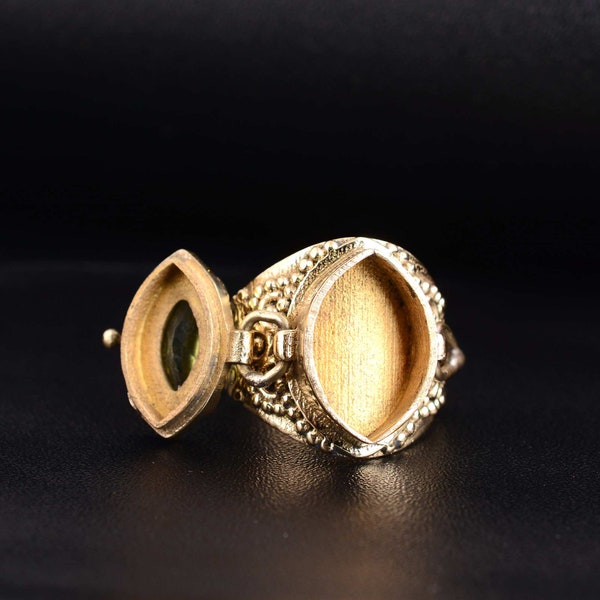 Secret Compartment Ring - Etsy