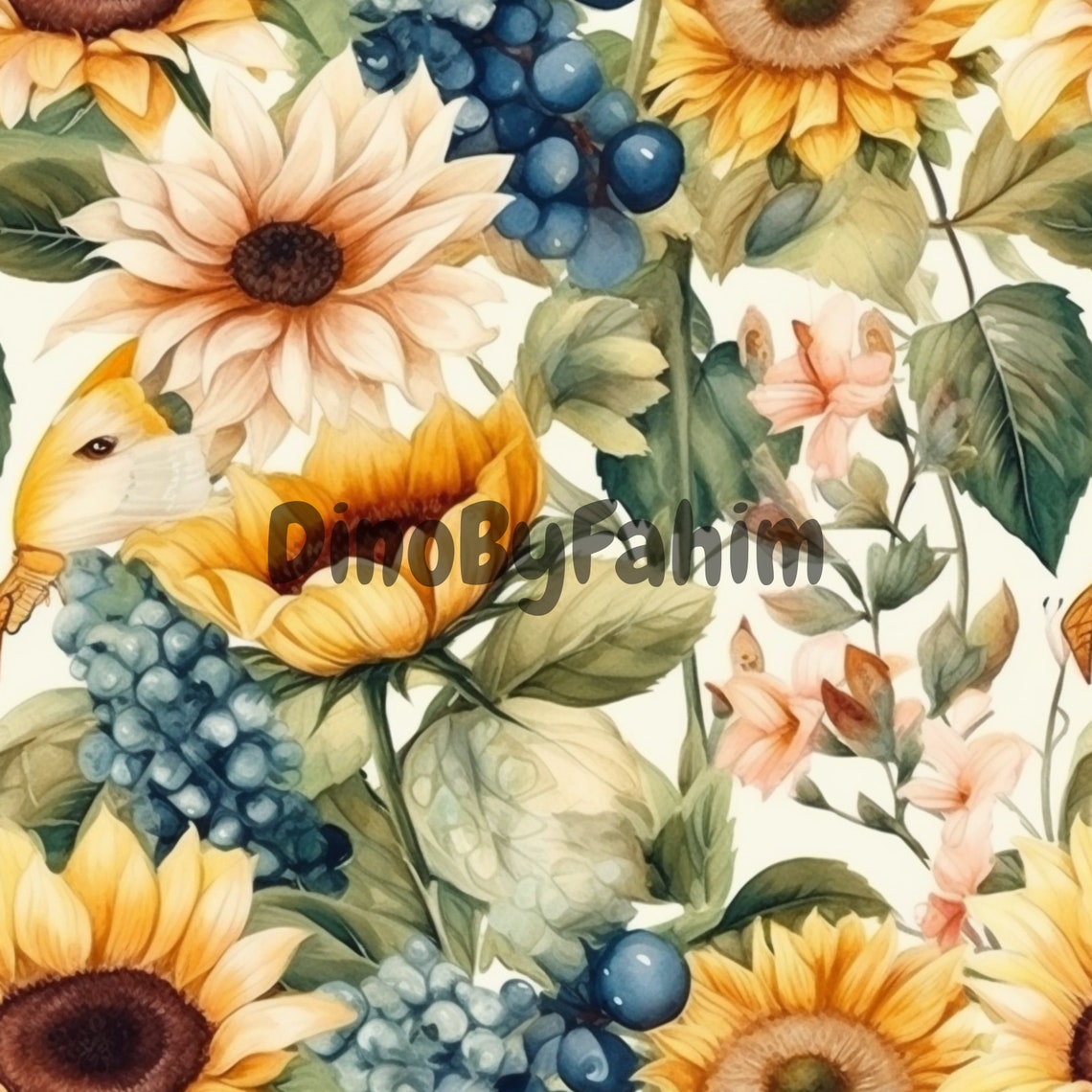Sunflower and Tulip Printable Paper Pack for Spring Crafts - Etsy