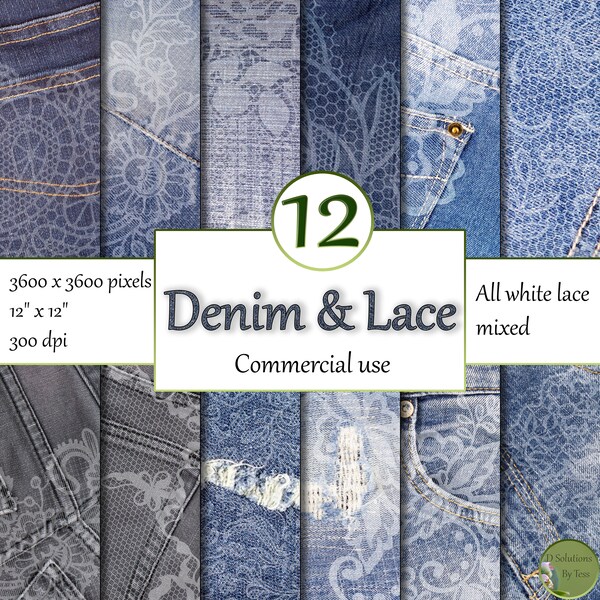 Denim and Lace - Etsy
