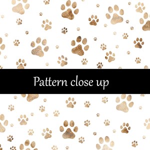 32 Seamless Paw Print and Glass Digital Papers. Easy to Use High ...