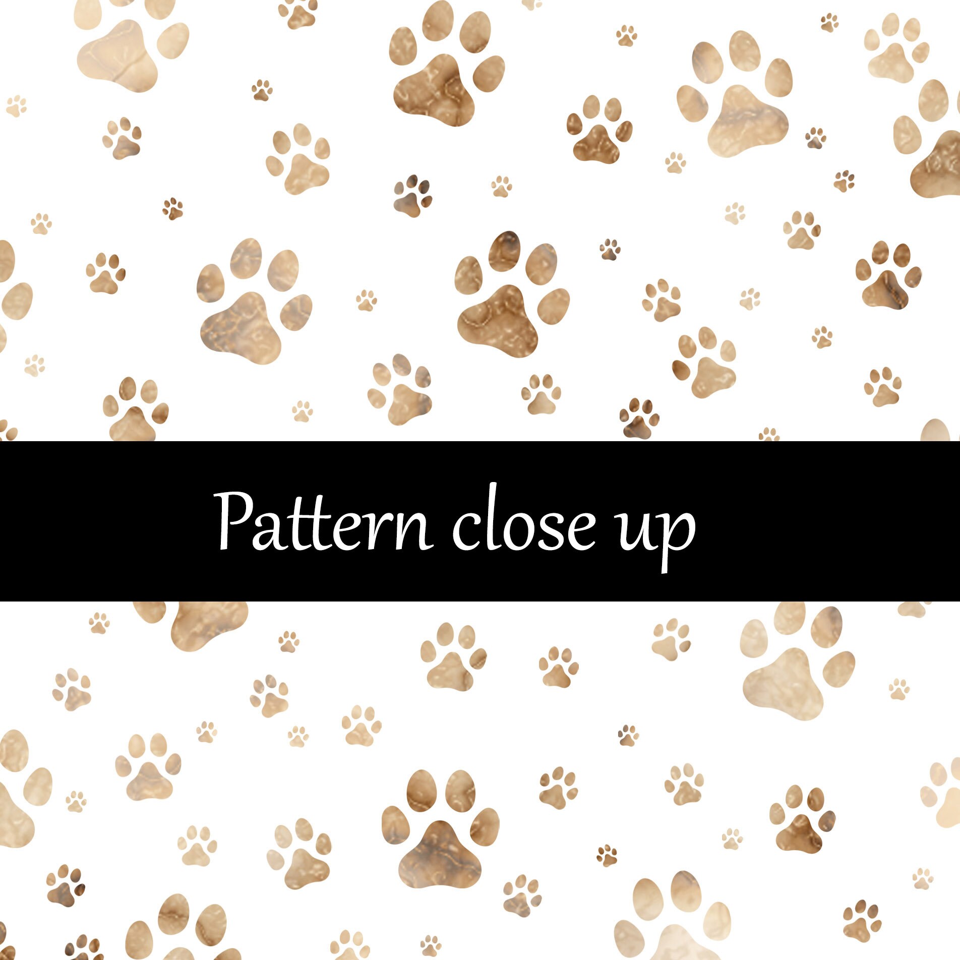 32 Seamless Paw Print and Glass Digital Papers. Easy to Use High ...