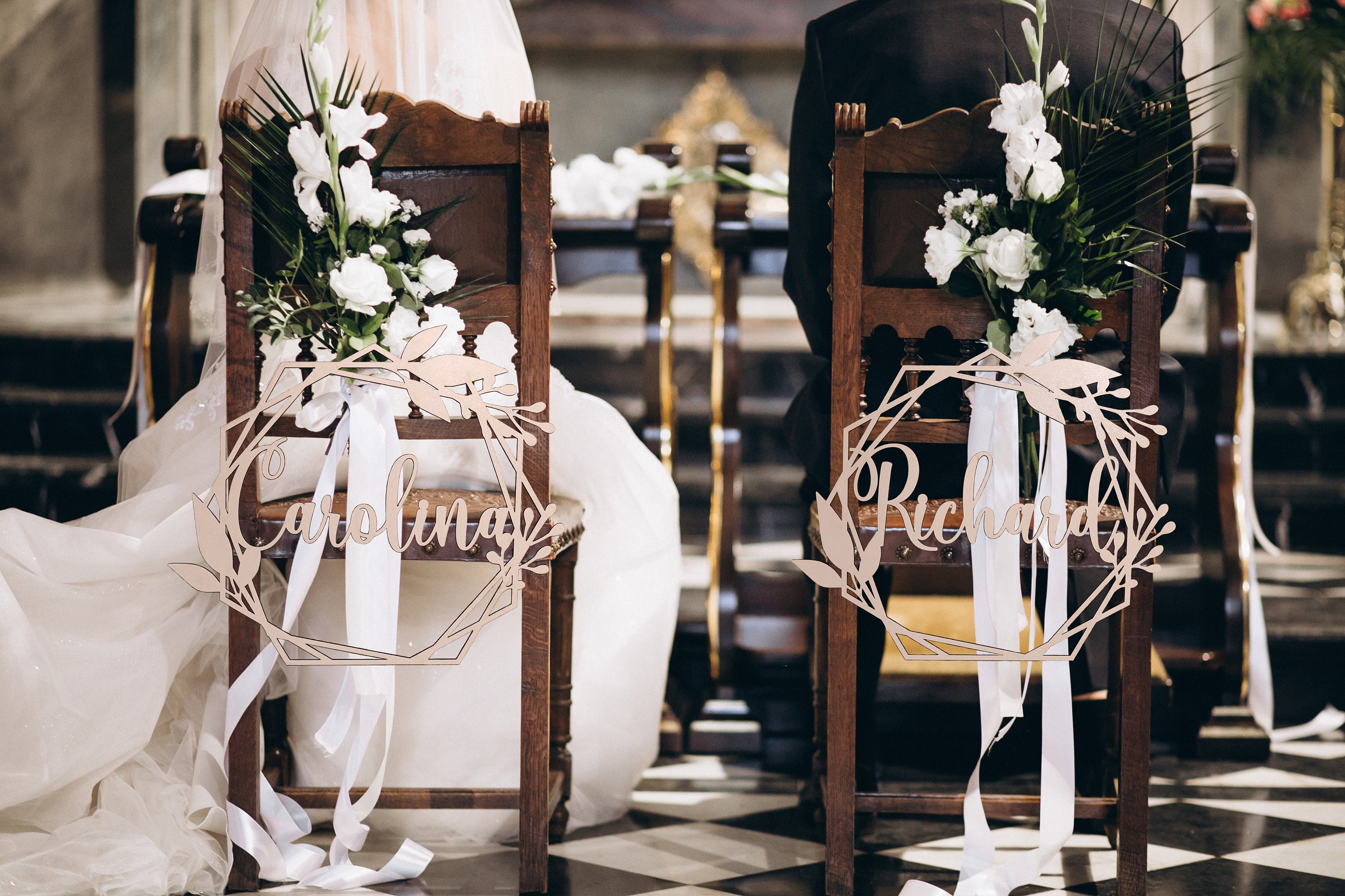 Chair Signs for Wedding,hanging Chair Signs,wooden Wedding Signs ...