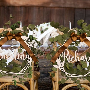 Chair Signs for Wedding,hanging Chair Signs,wooden Wedding Signs ...