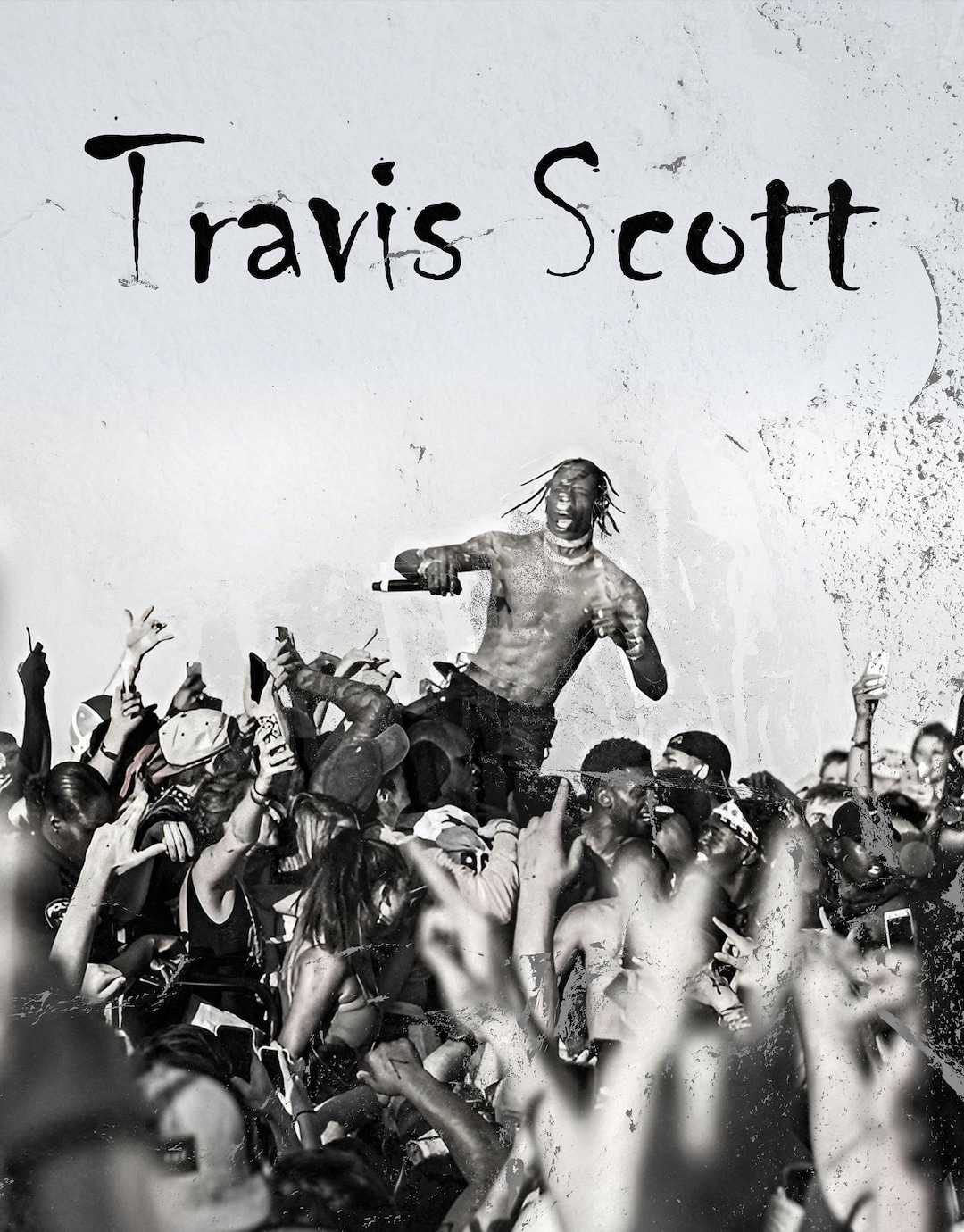 Travis Scott Digital Poster - Etsy