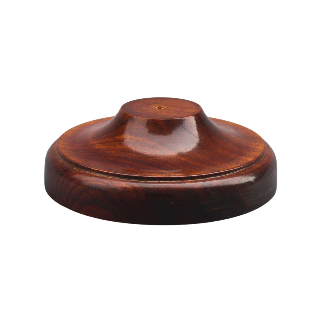 Lamp Base, Wood Lamp Pedestial, Wooden Base Wooden Circular Base - Etsy