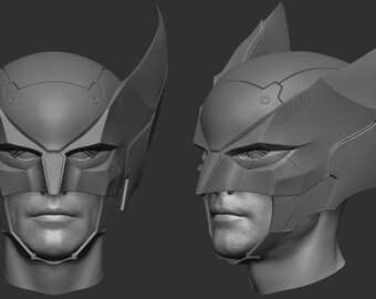 Wolverine Mask 3D Model STL File - Etsy