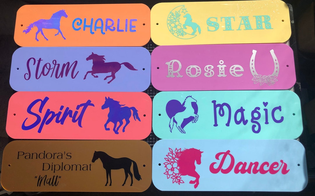 Customised Stable Plaque | Stable Sign | Name Plate | Child’s Room Sign ...