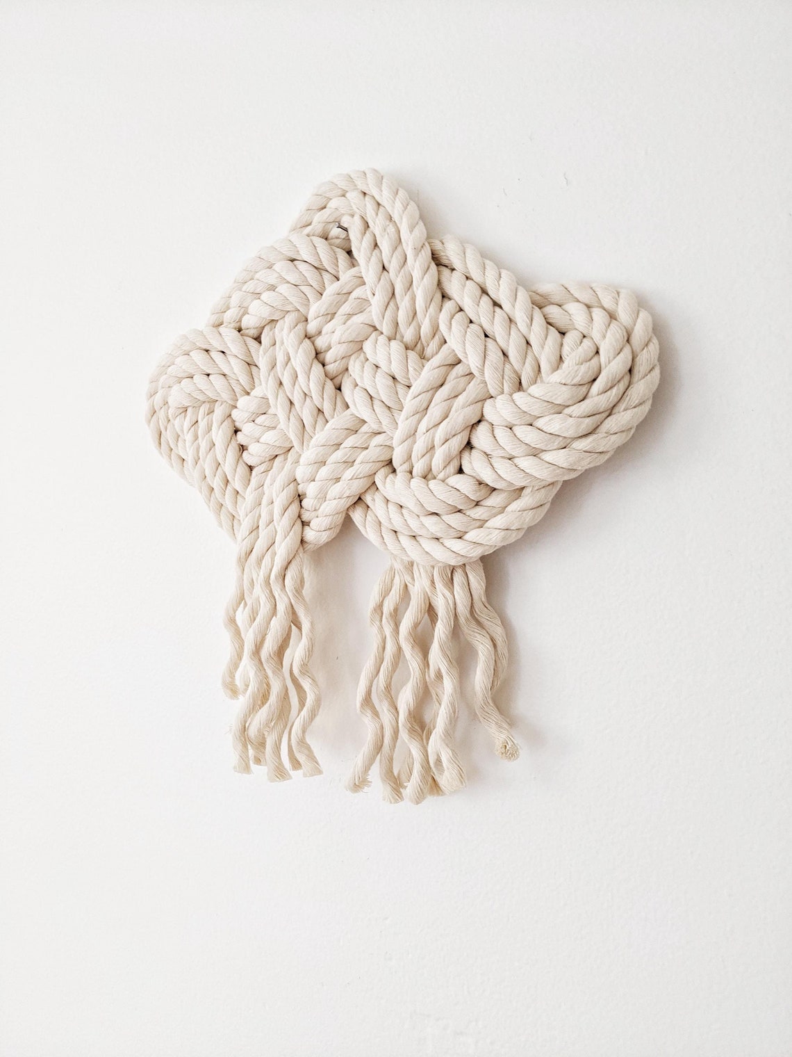 Medium Rope Cloud for Children's Room Large Macrame Art Fiber Art ...