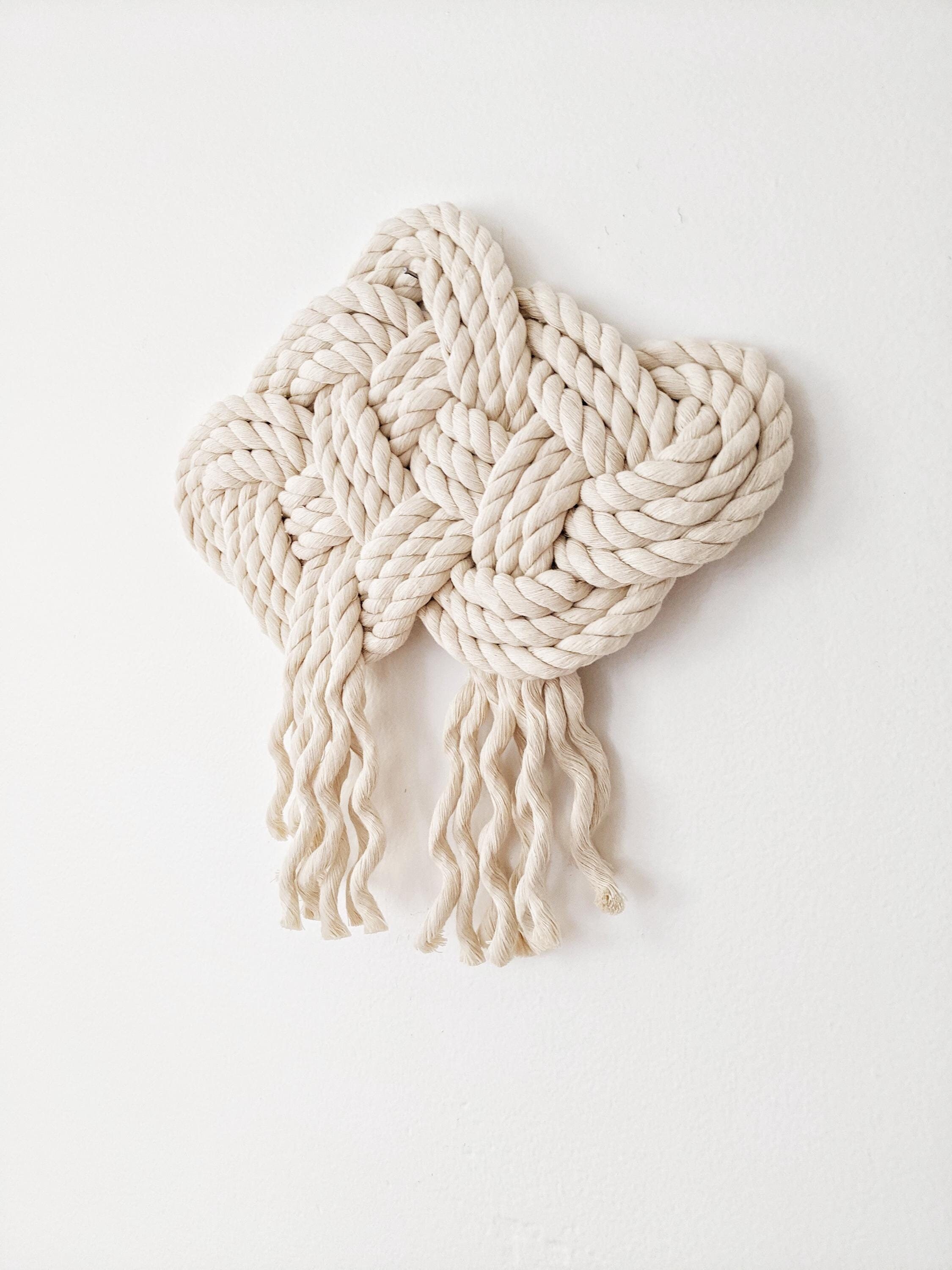 Medium Rope Cloud for Children's Room Large Macrame Art Fiber Art ...