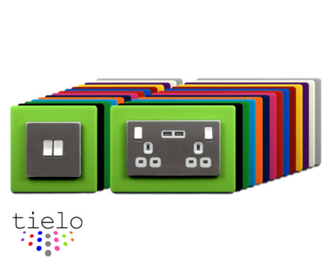 Light Switch / Socket Surround Fingerplate Plastic Acrylic Multiple ...