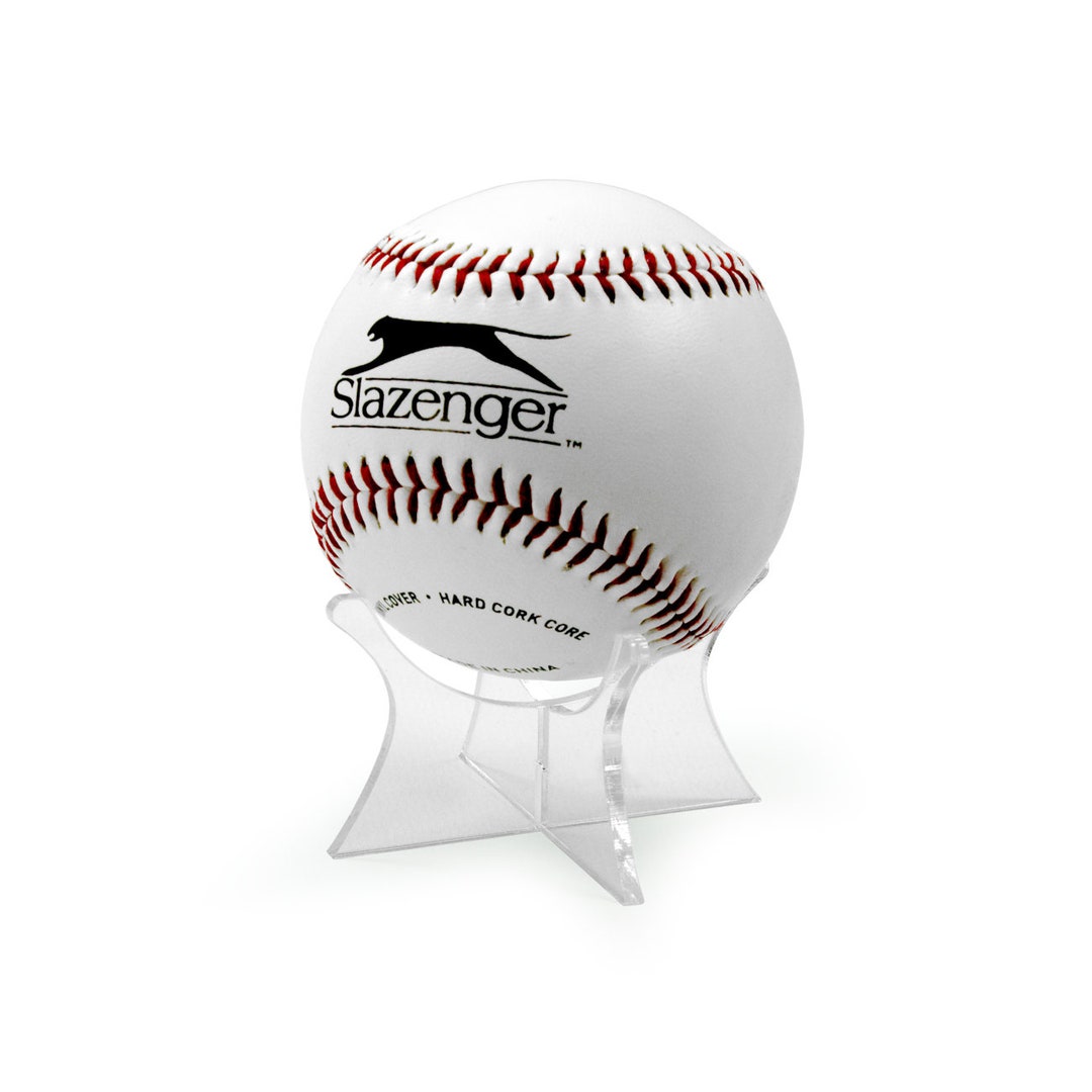 Baseball Display Stand / Ball Riser Holder Plinth Clear Acrylic Signed ...