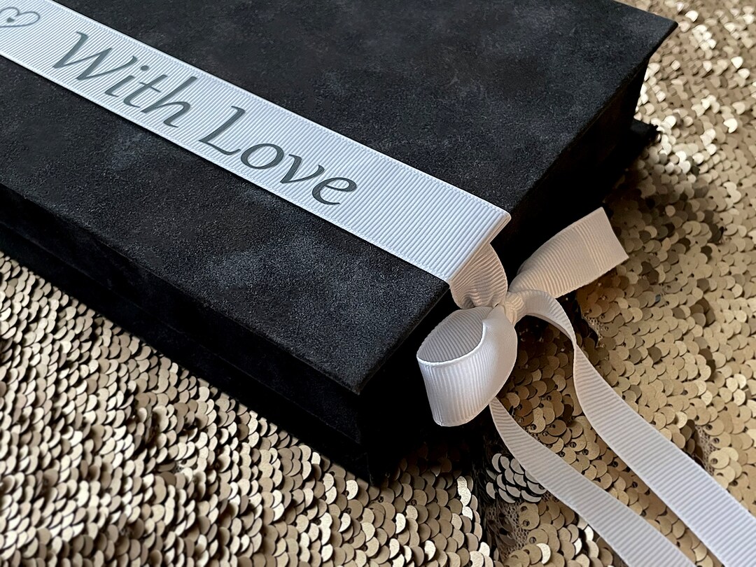 Classy Black Suede Celebration Gift Box for Birthday - Etsy