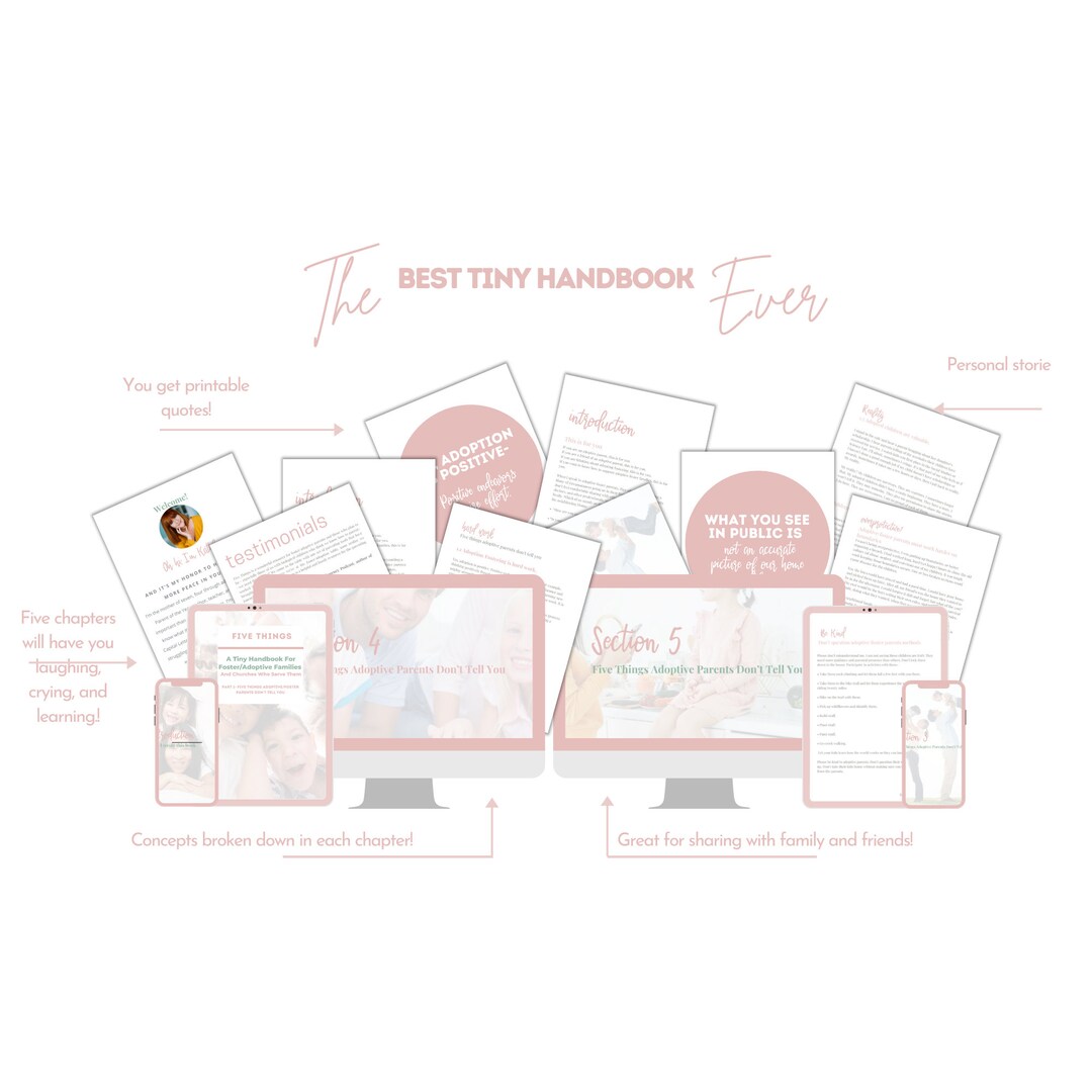 Five Things: A Tiny Handbook for Foster/adoptive Families and Churches ...