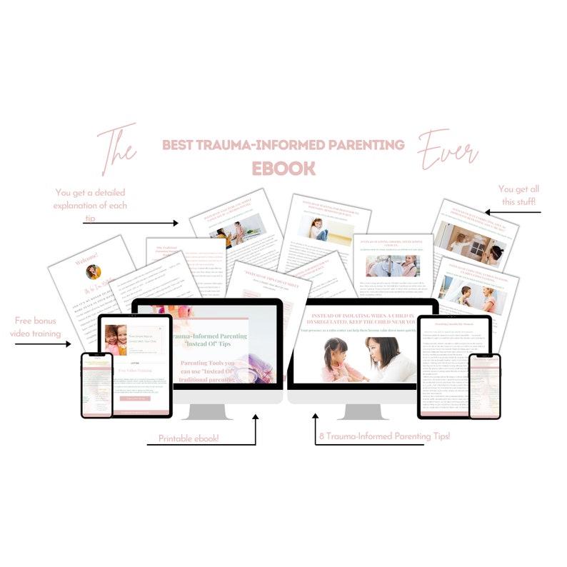BUNDLE trauma-informed Parenting 101, instead Of Tips, Trauma Bucket Workbook - Etsy