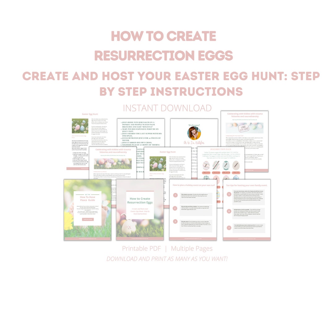 How to Create Resurrection Eggs Create and Host Your Easter Egg Hunt ...