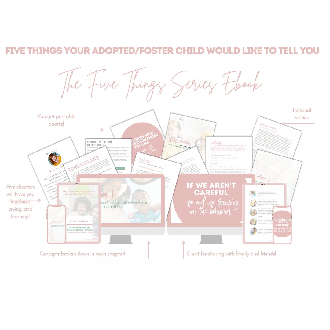 Five Things: A Tiny Handbook for Adoptive/foster Families Part 2 Five ...