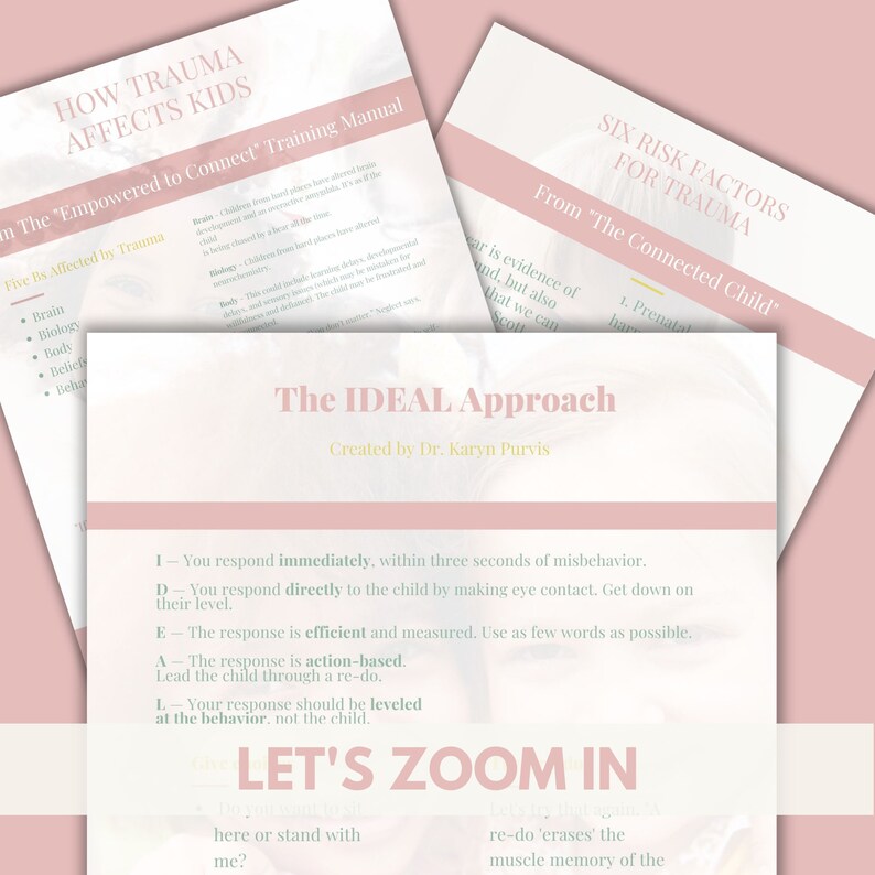 Trauma-informed Parenting Reference Guides - Etsy