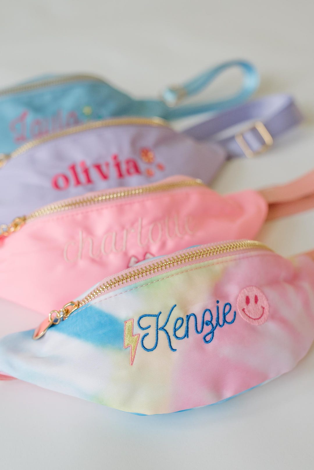 Personalized Embroidered Kids Nylon Fanny Pack | Embroidered Fanny Pack ...