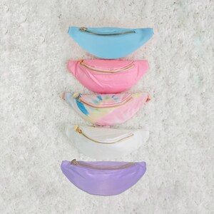 Personalized Kids Nylon Fanny Pack Chenille Letter Patch Fanny Pack ...