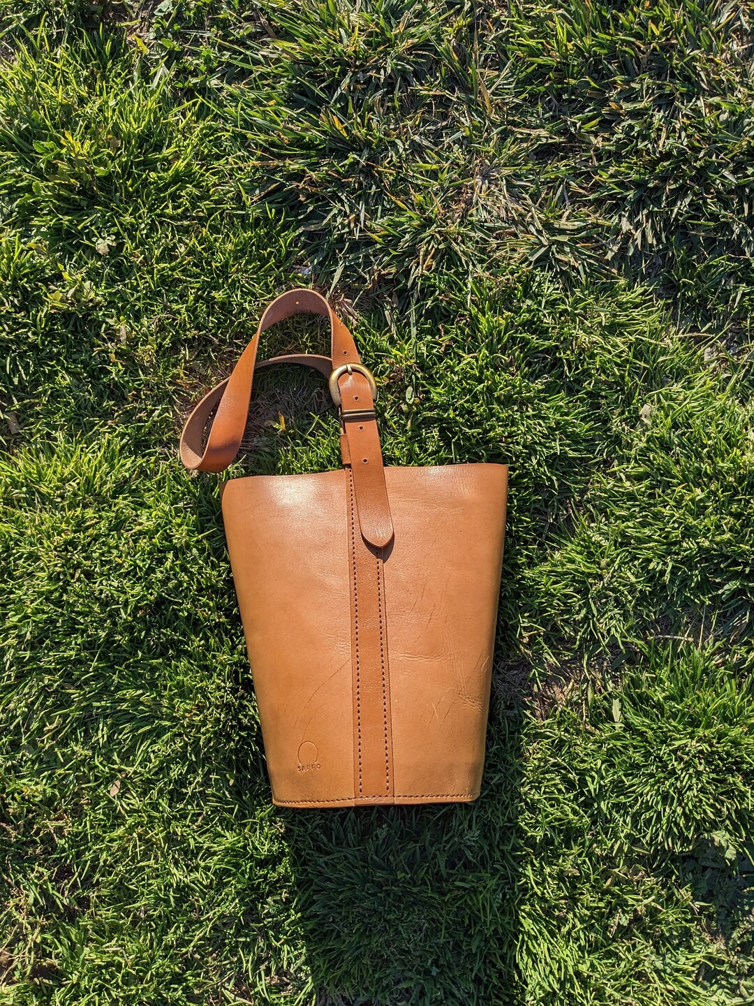 Kalathi Leather Basket Bag - Etsy