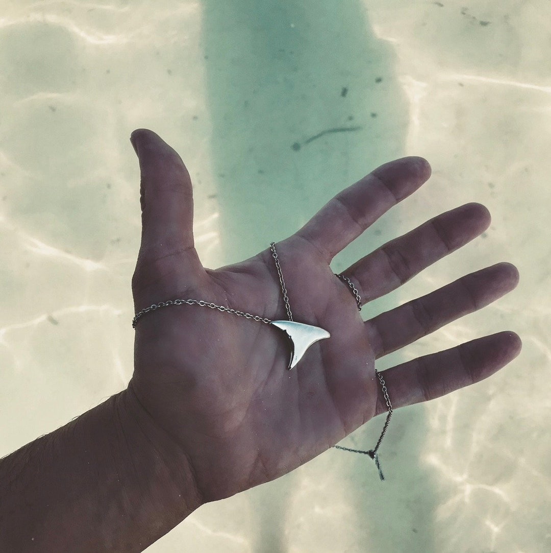 Shark Fin Necklace - Etsy