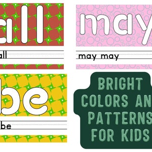 Sight Words Play Dough Mats Worksheet Toddler Printable Activities ...