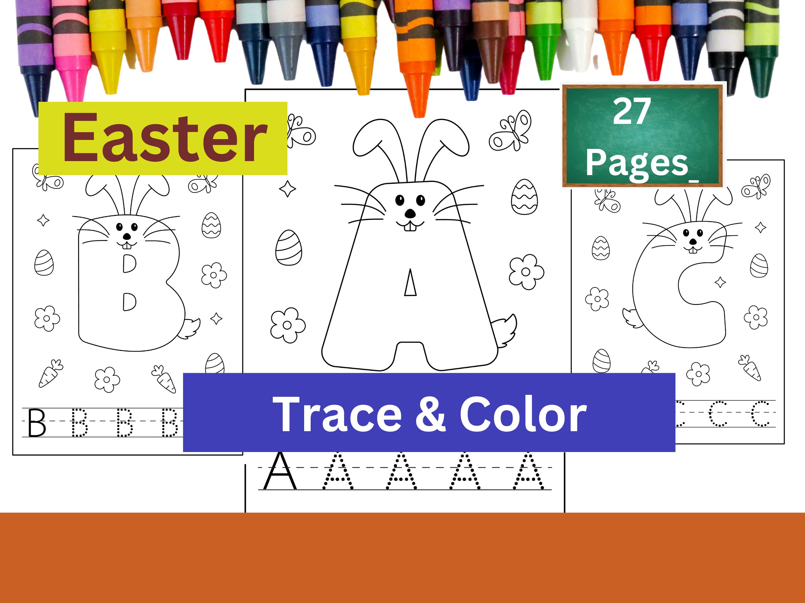 Preschool Trace Book Preschool Trace ABC Coloring Pages - Etsy