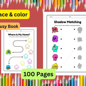 100 Summer Kids Activities, Kindergarten Digital, Printable Activity ...
