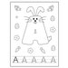 Preschool Trace Book, Preschool Trace, ABC Coloring Pages, Printable ...