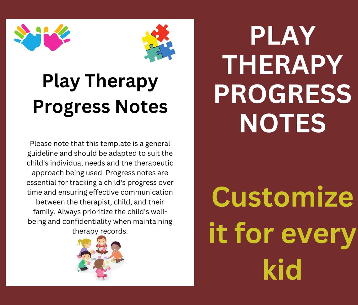 Play Therapy Progress Report Editable Therapeutic Interventions List ...