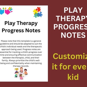 Play Therapy Progress Report Editable Therapeutic Interventions List ...