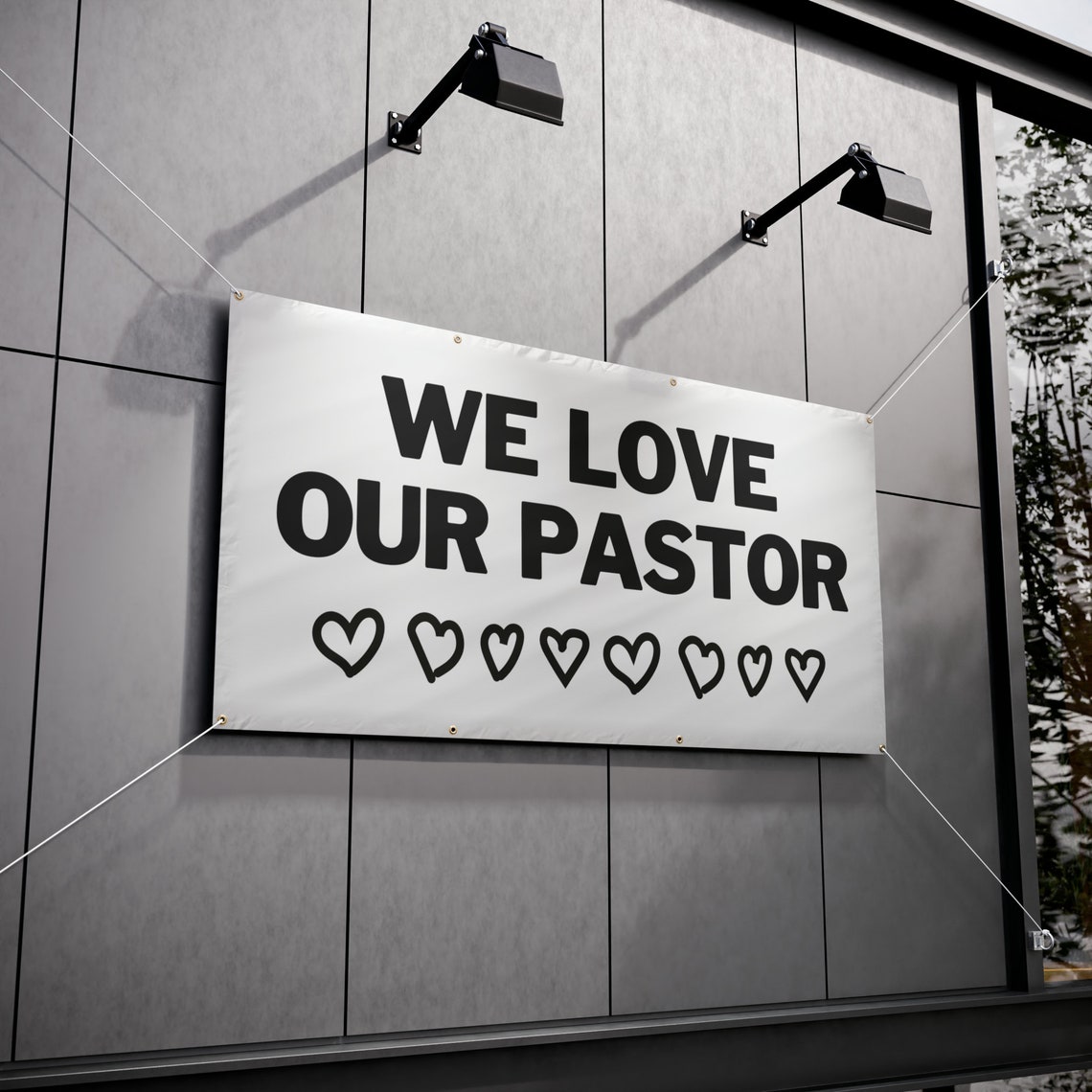 We Love Our Pastor Appreciation Gift for Pastor Appreciation Sign ...
