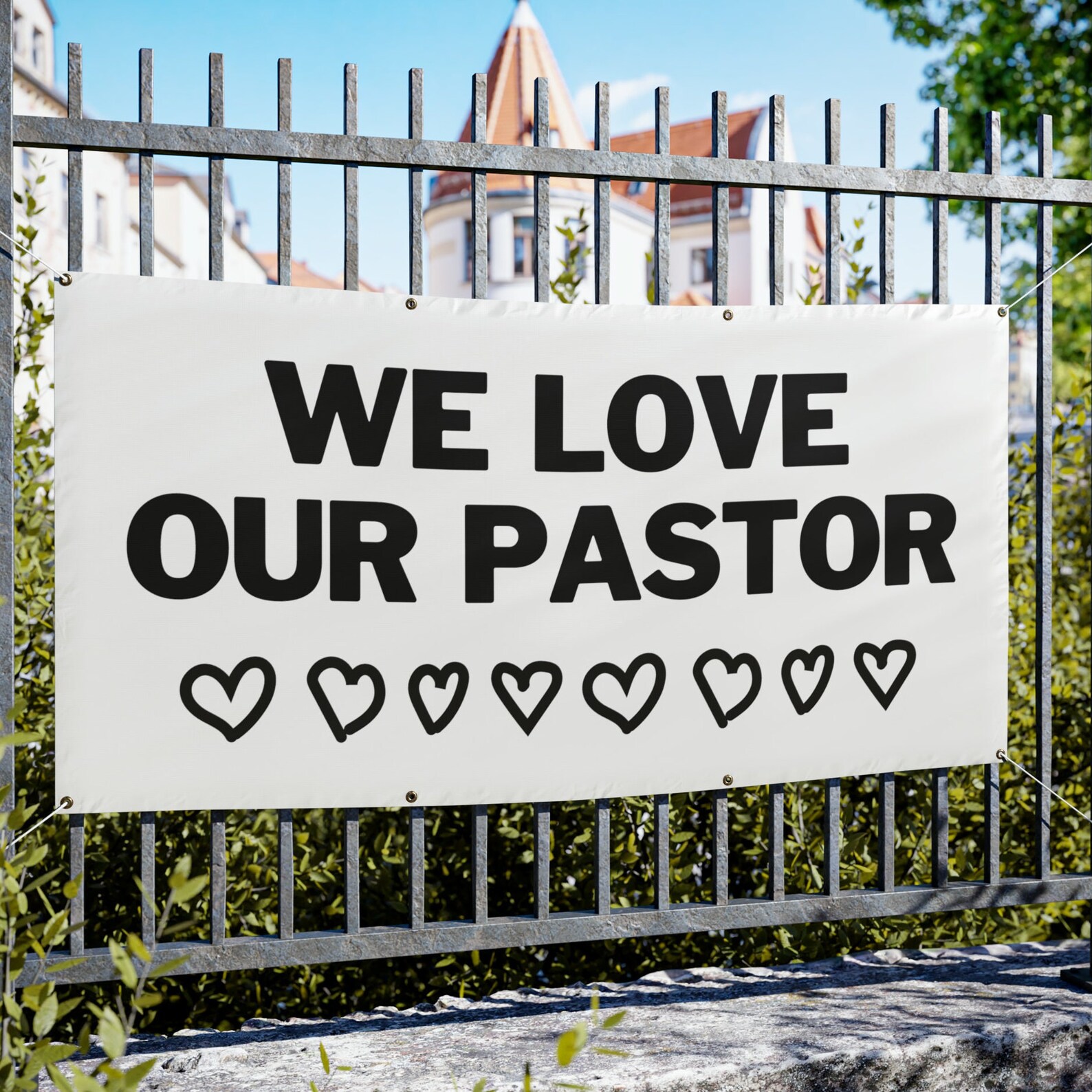 We Love Our Pastor Appreciation Gift for Pastor Appreciation Sign ...
