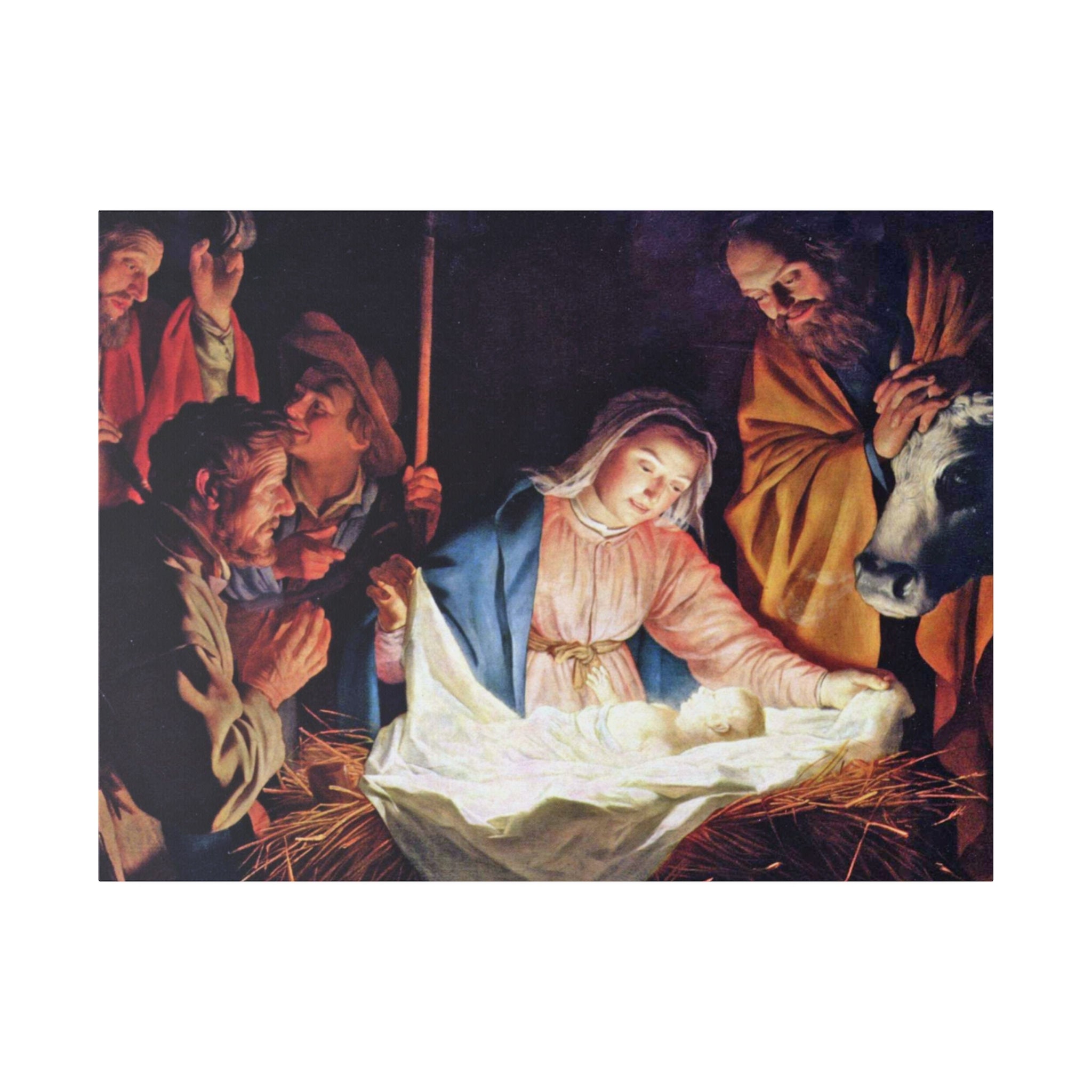 Christian Christmas Canvas for Christian Wall Art Faith Decor Nativity ...