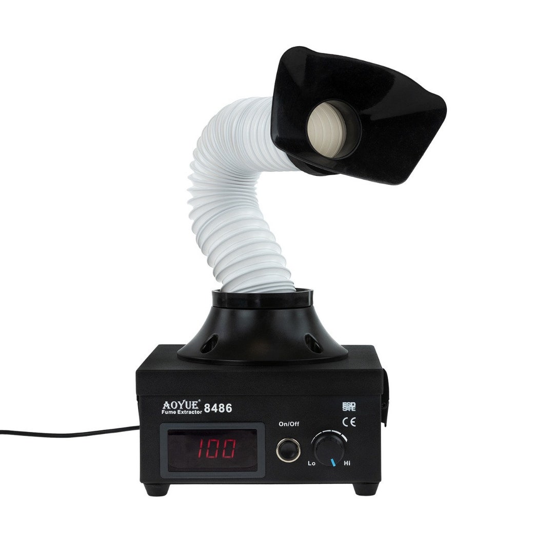 Aoyue 8486 Bench-top Fume Extractor With Activated Carbon Beads 110/220 ...