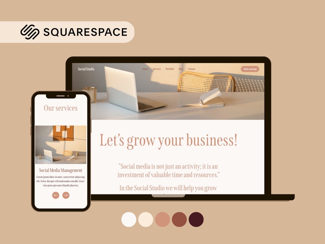 Squarespace 7.1 Template, Squarespace Blog Template, Squarespace ...
