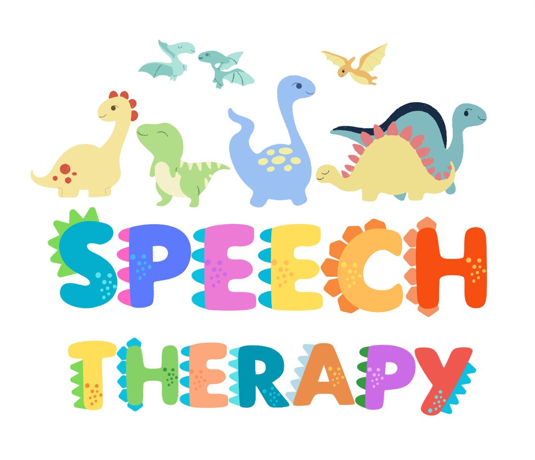 Dino Speech Therapy SVG. - Etsy