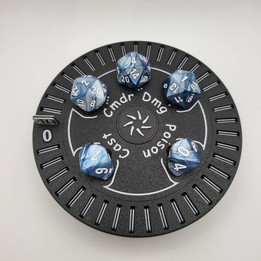 MTG Commander Life Counter: Rotating 0-40, Personalized Colors - Etsy