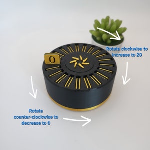 Lore Counter Base, 2-player Base Only, Lorcana/mtg Rotating Counter ...