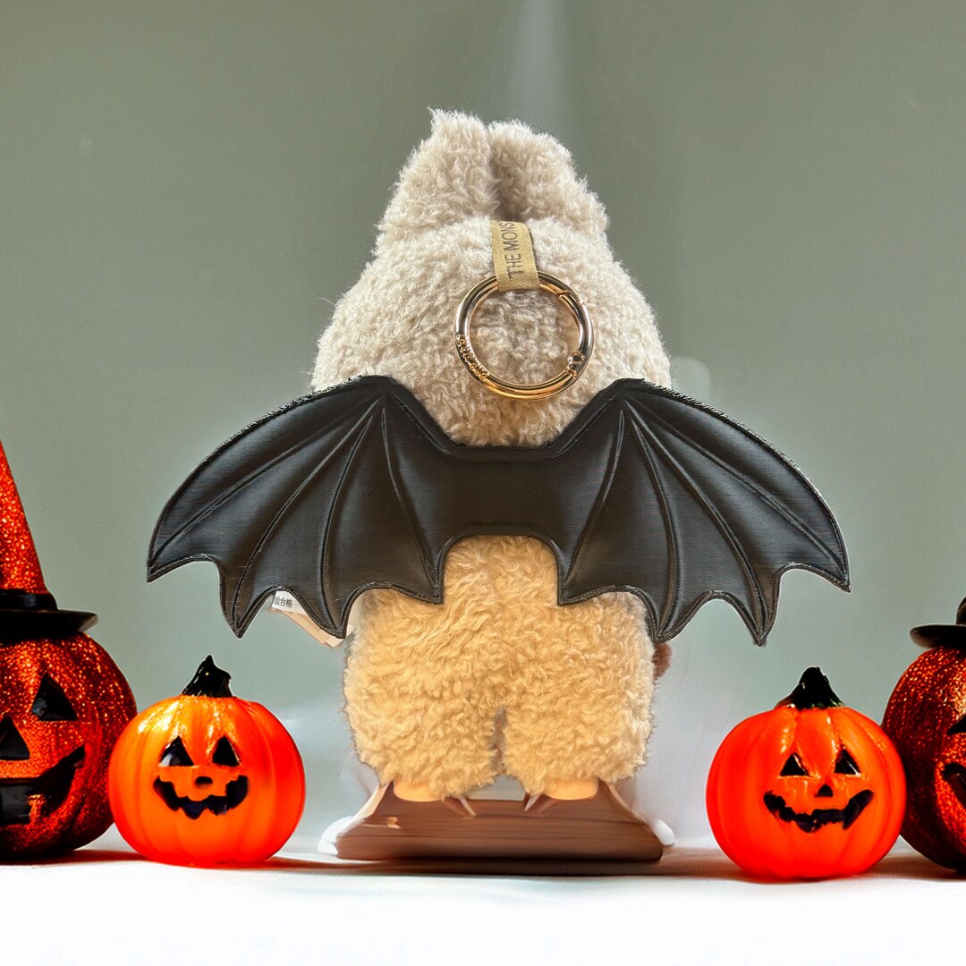Bat Wings for Labubu Doll: 3D Printed Halloween Costume & Collectible ...