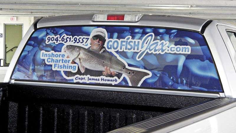 Custom Vehicle Perforated Window Print for Rear Windows Personalized ...