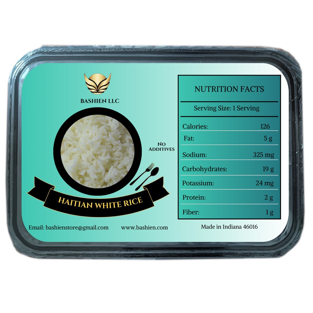 Haitian White Rice 16 Oz - Etsy