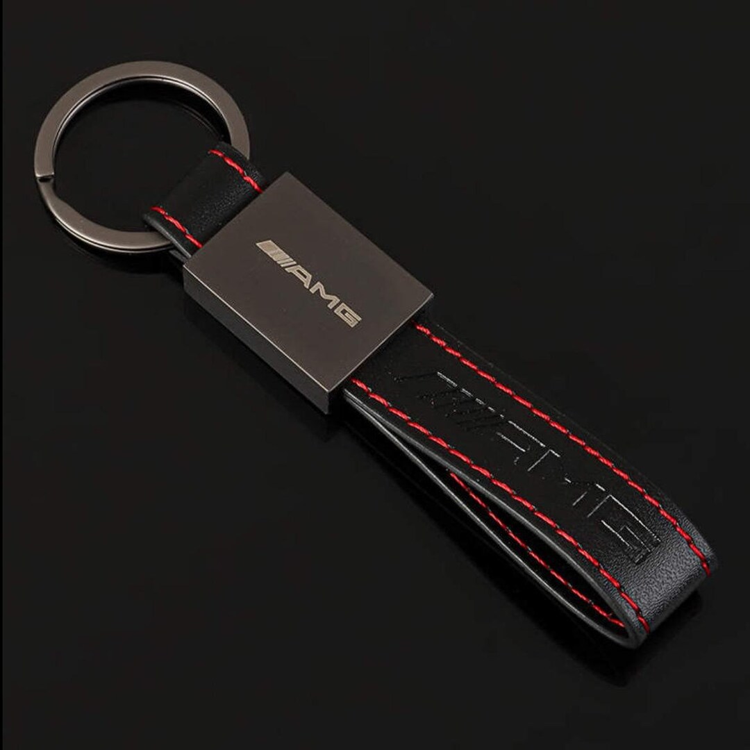 Faux Leather Keyring Mercedes AMG With Free Gift Box - Etsy