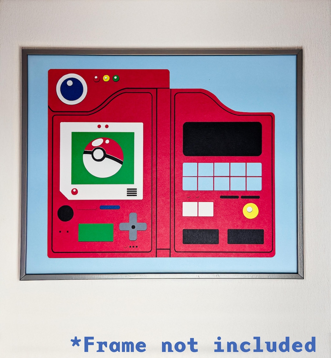 Pokédex Layered Paper Art - Etsy