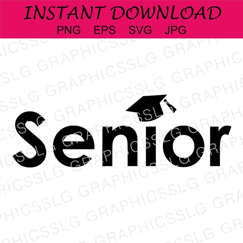 Digital Senior Stencil Cookie Cake crafts Cutting - Etsy