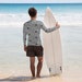 Chatham Great White Shark Stripe Men's Rash Guard UPF 50+ - Etsy