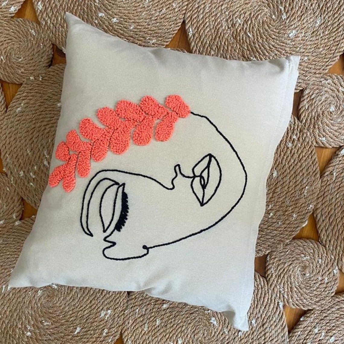Custom Design Punch Face Design Throw Pillow Handmade.trendy Couch ...