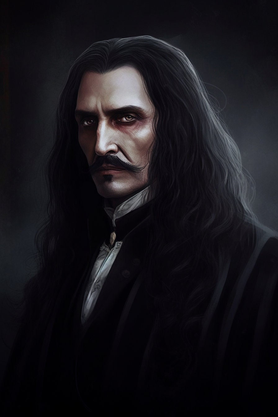 Vlad Tepes, Dracula Portrait, Gothic, Digital Download, Halloween ...