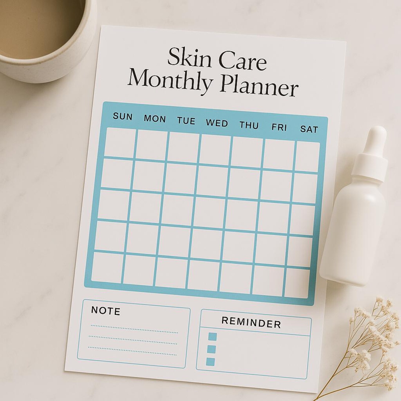 Ultimate Skincare Daily Routine Planner – Glow up Your Skin Journey ...