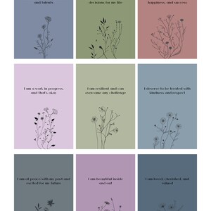 Printable Affirmation Cards, Self Care & Mindfulness Quotes, Digital ...